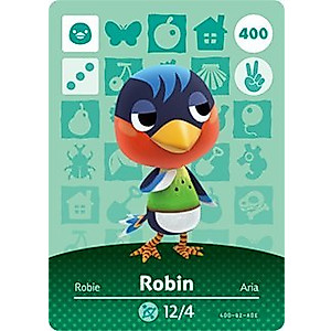 Robin - Nintendo Animal Crossing Happy Home Designer Series 4 Amiibo Card - 400