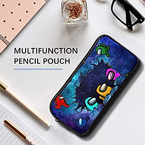 Jizokacw Game Pencil Case with Zipper Unique Stationary Bag Multifunction Pencil Pouch Large Capacity Pen Bag for Boy Girl Men Women Teen