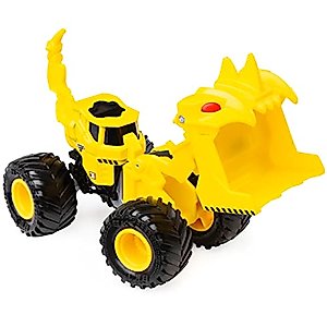 Monster Jam 6055226 Official Dirt Squad Monster Truck with Moving Parts, 1:64 Scale Die-Cast Vehicle, Grey