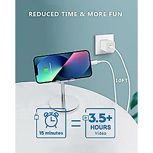USB C Wall Charger Block, 3-Pack 20W PD USB-C Brick Cube Box Plug Fast Charging Block for iPhone 14 Pro Max/14 Plus/13/12/11, iPad Pro Air Mini, Google Pixel 7/6/5/4, AirPods Pro, Samsung Galaxy, More