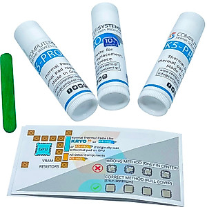 K5 PRO 3X10g 30g Viscous Thermal Paste for Thermal Pad Replacement Liquid Thermal Pad Putty Compatible with Apple iMac, Asus ROG, Acer Nitro, MSI laptops, RTX 3080, 3090, PS4, Nintendo Switch, Xbox