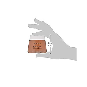 Vichy Mineral Double Glow Peel Face Mask with Exfoliating AHA Fruit Acids, Oil-Free Face Mask to Refine and Illuminate Skin, Paraben-Free