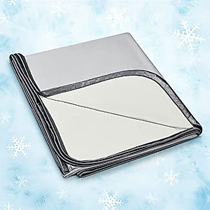 iBune Cooling Blankets for Hot Sleepers, 60" x 90" Twin Size Cool Blankets for Bed with Double Side Enhanced Cooling Q-max >0.46, Skin-Friendly Breathable Cold Blankets for Sleeping