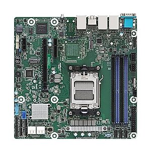 AsRock Rack B650D4U Micro-ATX Server Motherboard Single Socket AMD Ryzen 7000 Series Processors (LGA 1718) B650E PCIe 5.0 Dual 1G LAN