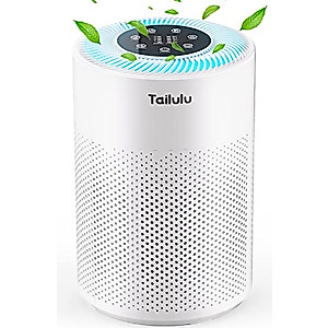 Air Purifier for Bedroom, H13 True HEPA Air Purifier for Home Large Room Up to 1722ft², with Night Light, 4 Timer, Light, Child Lock for Allergies Pets Dust Smoke Pollen Dander Hair Smell and Dog Odor