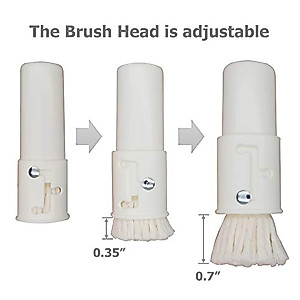 Excelity EIKS Cooking BBQ Grill Teppanyaki Oil Brush with Oil Container