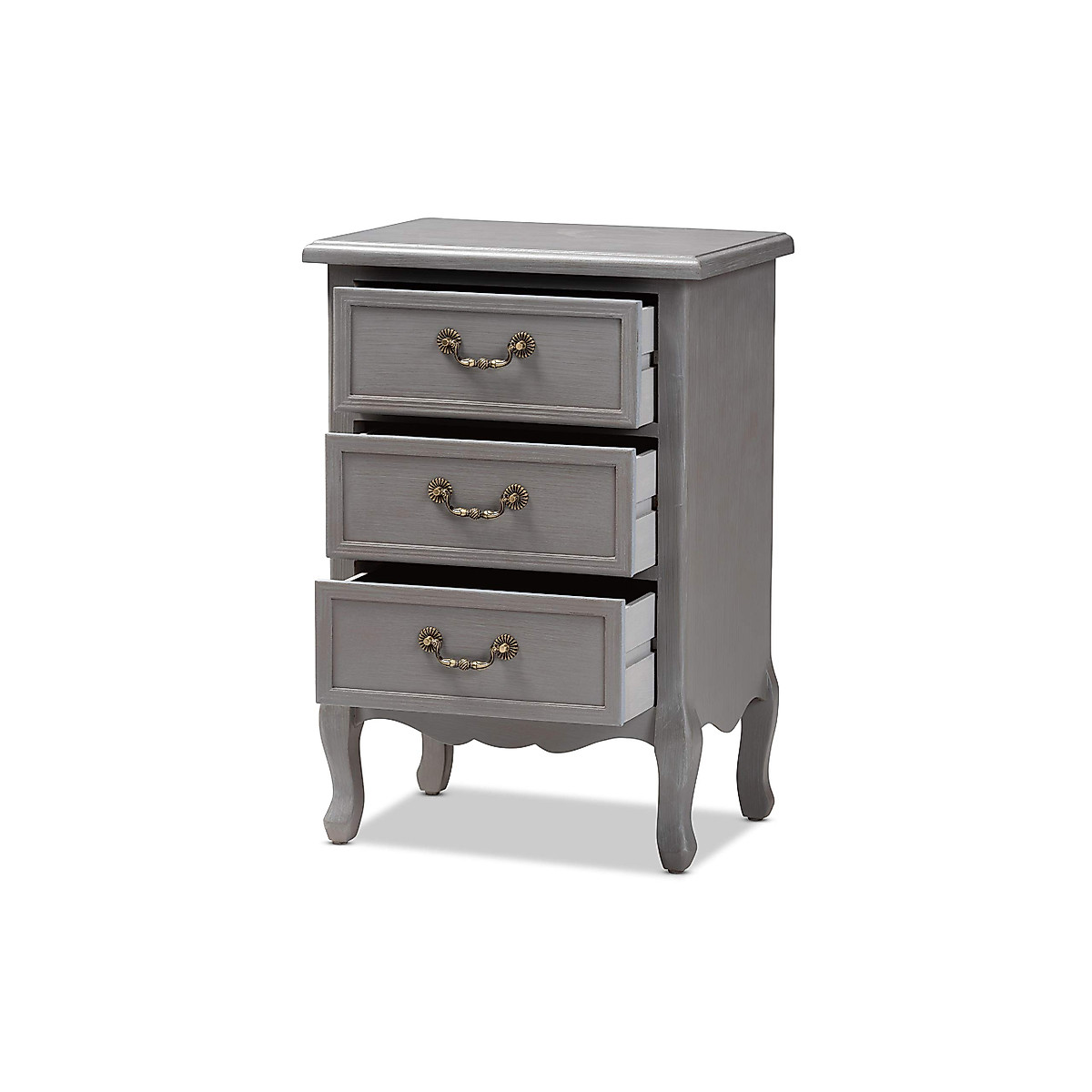 Baxton Studio Nightstands, Gray