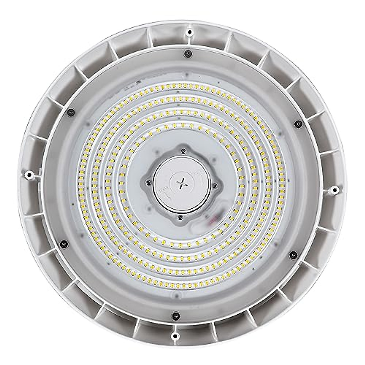 Metalux 13 in. Round 400-Watt Equivalent Integrated LED White High Bay Light