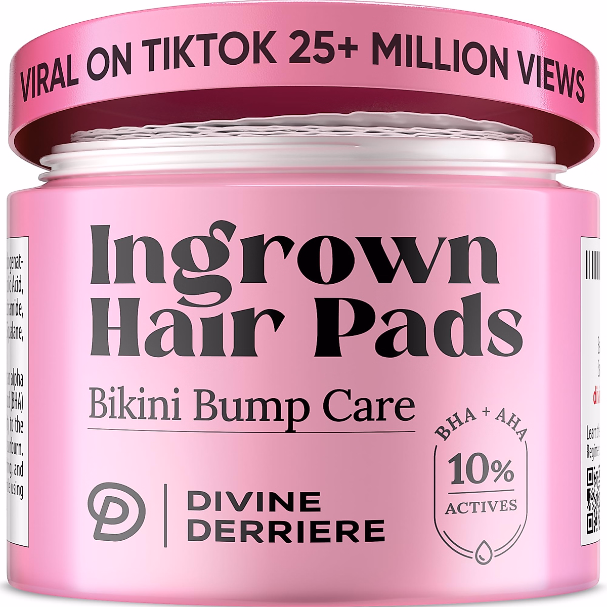 Prevent Ingrown Hairs and Razor Bumps with BHA & AHA Pads - Ingrown Hair Serum for Razor Burns - PFB Razor Bump Stopper Topicals Skin Care, Ingrown Hair Treatment for Bikini Area and Razor Bumps
