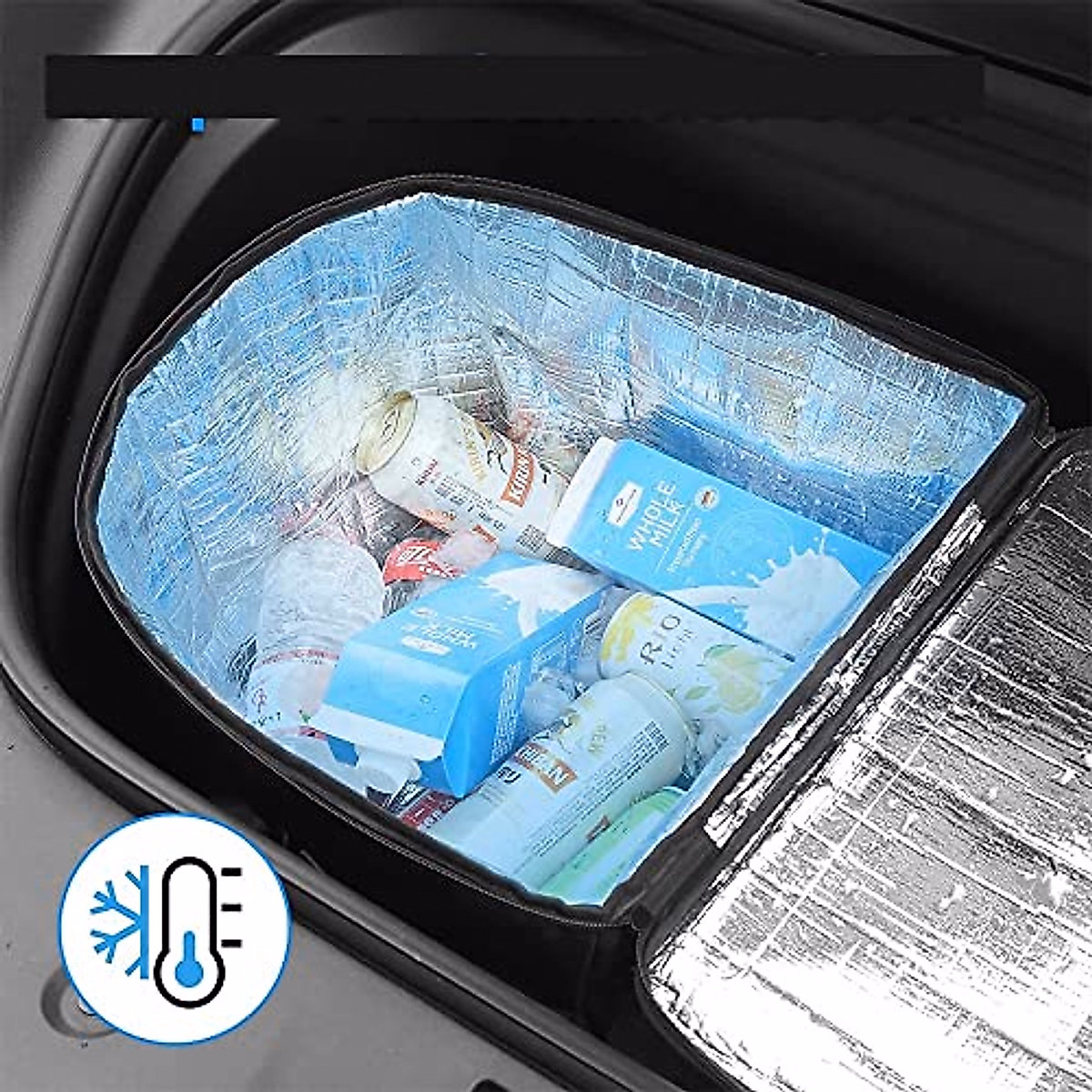 ZEYADA for Tesla Model 3/Y 2017-2022 Frunk Cooler Organizer Insulation Bag Front Trunk Storage Organizers for Model 3/Y (Color : My Cooler Bag 2pcs)
