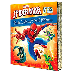 Spider-Man Little Golden Book Library (Marvel): Spider-Man!; Trapped by the Green Goblin; The Big Freeze!; High Voltage!; Night of the Vulture!