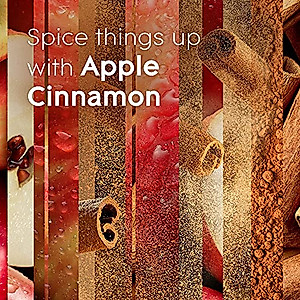 Glade Candle Apple Cinnamon, Fragrance Candle Infused with Essential Oils, Air Freshener Candle, 3-Wick Candle, 6.8 Oz, 3 Count