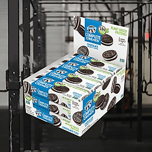 Lenny & Larry's The Complete Cremes®, Sandwich Cookies, Chocolate, Vegan, 5g Plant Protein, 6 Cookies Per Pack (Box of 12)