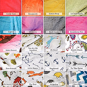 Imagine Baby Products Barnyard Jam Bamboo Swaddle Blanket | Premium Muslin-Weaved Bamboo Blanket | Luxuriously Soft Fabric with A Light Stretch for A More Secure Swaddle | Bamboo Baby Blanket