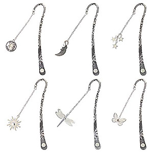 Hibye Glow in The Dark Luminous Book Marker Creative Dragonfly Label School Office Stationery