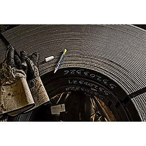 Markal 96960- Paint-Riter+ Oily Surface Liquid Paint Marker with 1/8in Bullet Tip, For Superior Marking Performance on Oily and Greasy Surfaces, White Color (Pack of 12), Made in USA