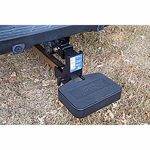 Heininger 4037 HitchMate TruckStep XL for Full Size Deep Pick-ups, Black,