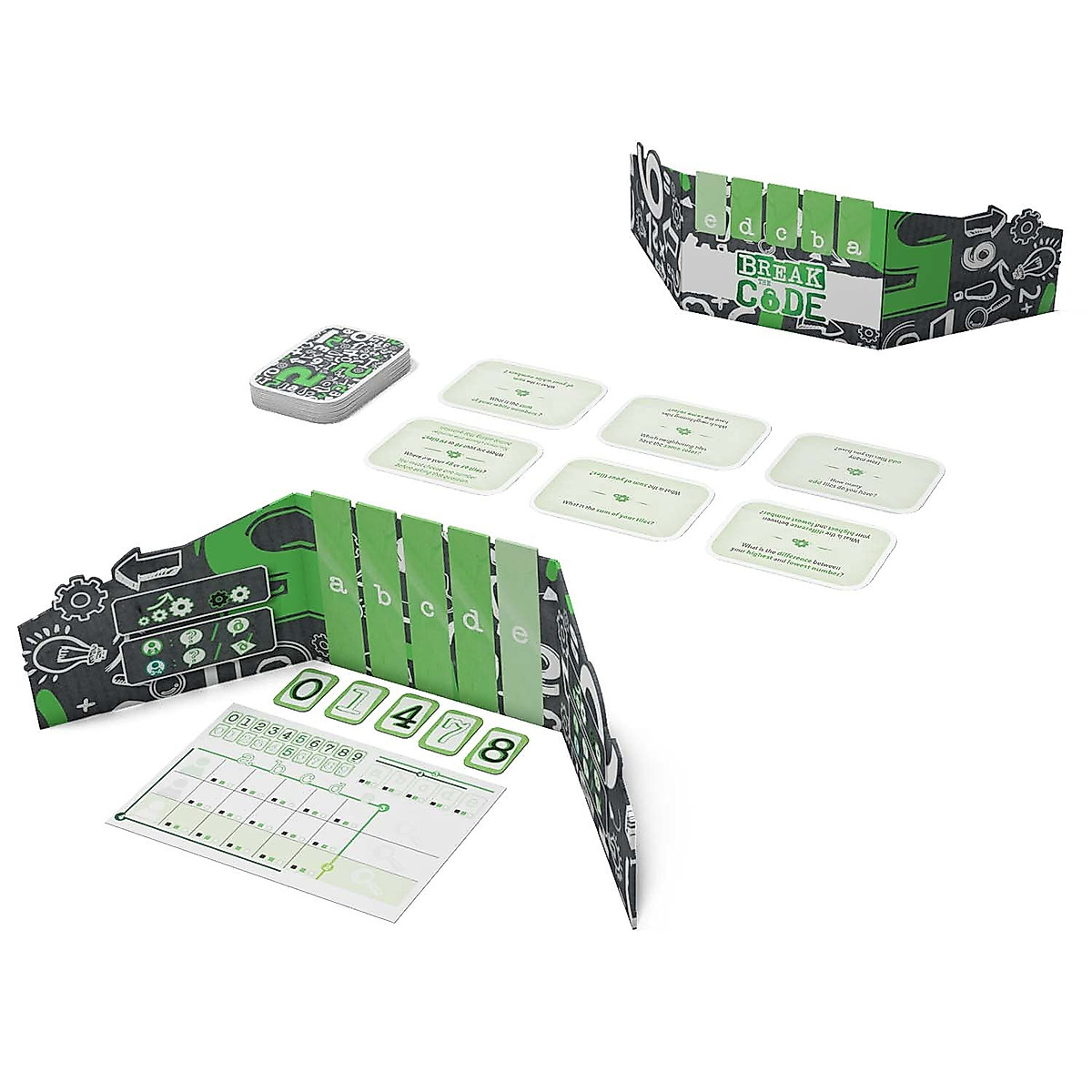 IELLO: Break The Code, Strategy Board Game, Duel or Multiplayer, High Voltage Decoding, Break Your Opponents' Code, 2 to 4 Players, for Ages 10 and Up