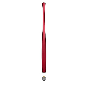 Slim Waist Stylus Pens for Touch Screen, Compatible with iPad, iPhone, Kindle Fire, 8 Extra Replaceable Hybrid Fiber Tips (Black,Silver,Blue, Red)
