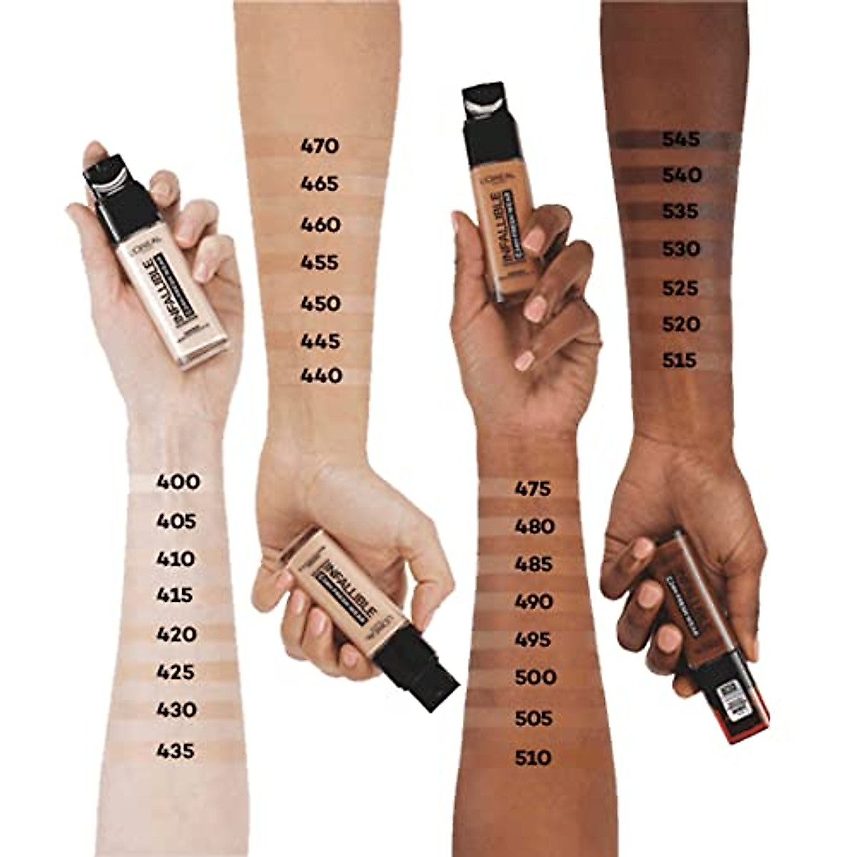 L'Oreal Paris Makeup Infallible Up to 24 Hour Fresh Wear Lightweight Foundation, True Beige, 1 Fl Oz.