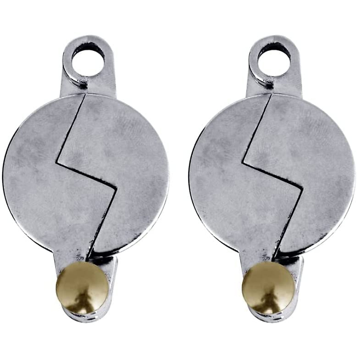 NUSET Water Faucet Lock - Water Spigot Lock for Garden Hose Bib Lock, Chrome, 2895-2, 2 Pack