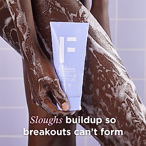 FIZZ FOUNTAIN™ by ZitSticka - AHA/BHA Body Scrub Exfoliant, Built for Acne-Prone Skin, Delivering Clearer Pores, Cleaner Skin and Future Clarity