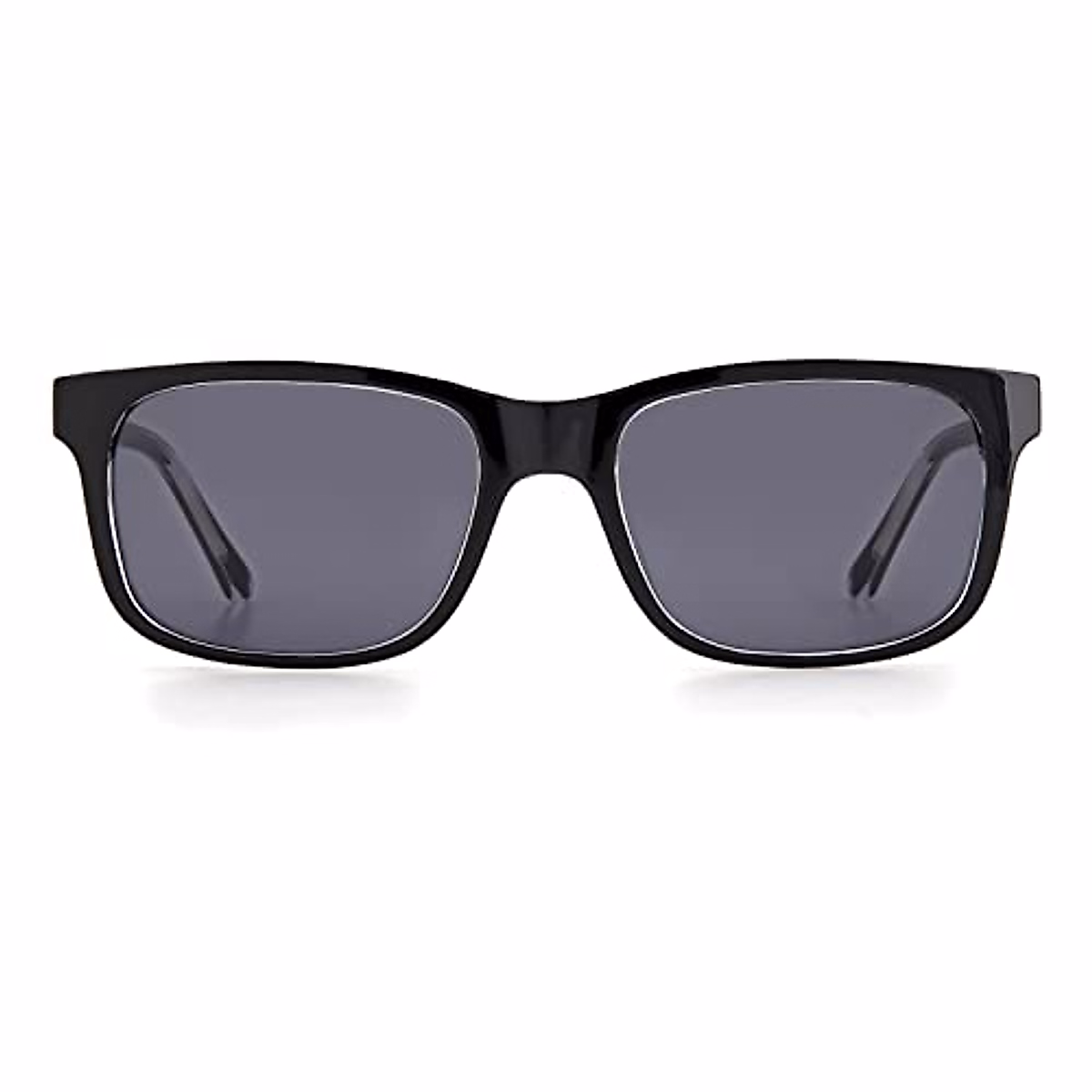 Fossil Men's Male Sunglass Style FOS 3119/G/S Rectangular, Black/Gray, 55mm, 18mm