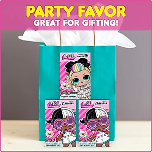 LOL Surprise! Shapes Glitter Kids Bandages, 20 CT, 3 Pack | Wear Like Stickers, Adhesive Bandages for Minor Cuts, Scrapes, Burns. Great Stocking Stuffer or White Elephant