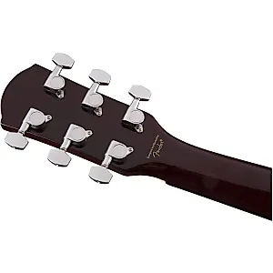 Fender Squier Dreadnought Acoustic Guitar - Sunburst Bundle with Gig Bag, Tuner, Strap, Strings, Winder, Picks, Lessons, and Austin Bazaar Instructional DVD