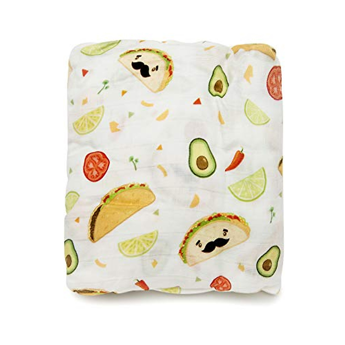 Loulou Lollipop Soft Baby Swaddle Blanket Muslin Wrap Receiving Blanket for Newborn to Toddler Girl and Boy, Large 47” by 47” - Taco…