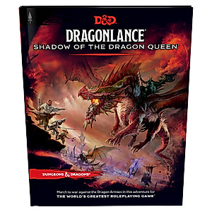 Dungeons and Dragons Dragonlance: Shadow of The Dragon Queen Deluxe Edition (D&D Adventure, DM Screen + Warriors of Krynn Board Game) (D09880000)