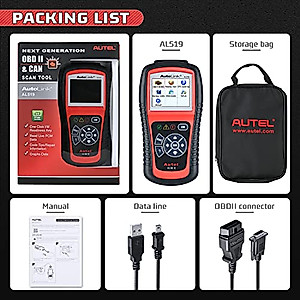 Autel AutoLink AL519 OBD2 Scanner Enhanced Mode 6 Car Diagnostic Tool Check Engine Code Reader CAN Scan Tool, Advanced Ver. of AL319