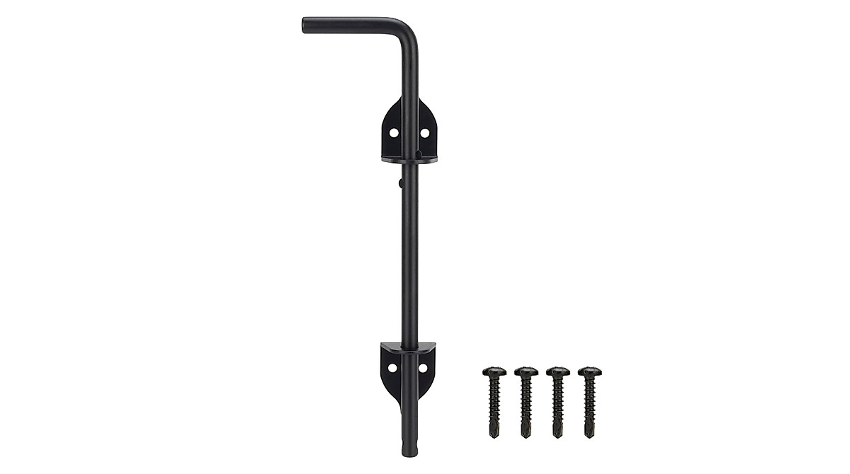 Heavy-Duty Cane Bolt Drop Rod for Gates - Sturdy & Secure