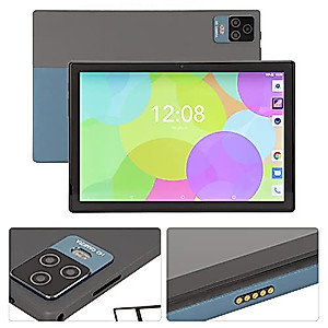 Naroote 10.1 Inch Tablet for Calling Tablet Blue 4GB 32GB 1280x800 IPS 5MP Front 13MP Rear 8.1 (US Plug)