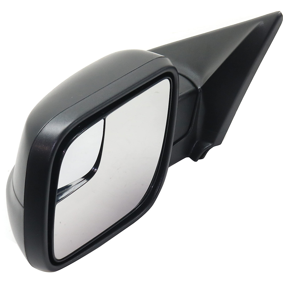 Kool Vue Driver & Passenger Side Power Non-Heated Mirrors for Ford Explorer 2016-2019 Manual Fold With Spotter Glass; Without Signal Light, Memory, Puddle Lamp & Auto-Dimming Textured
