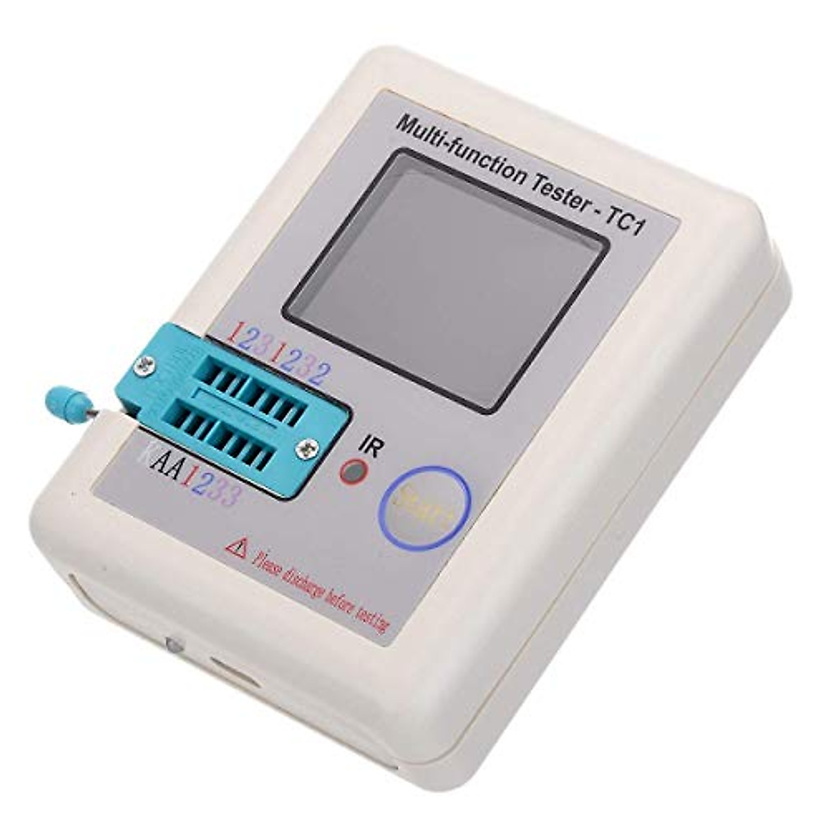 Multi-Function Tester, 3.5 inch Colorful Display Pocketable Multifunctional TFT Backlight Transistor LCR-TC1 Tester for Diode Triode Capacitor Resistor Transistor LCR ESR NPN PNP MOSFET LW21