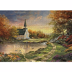 Ceaco - Thomas Kinkade - Chapel of Reflection - 1000 Piece Jigsaw Puzzle