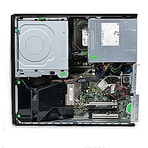 HP Elite Desktop Computer, Intel Core i5 3.1GHz, 8 GB RAM, 500 GB HDD, WiFi, Keyboard & Mouse, Dual 17in LCD Monitors Brands Vary (Upgrades Available) DVD-RW, Windows 10 (Renewed)