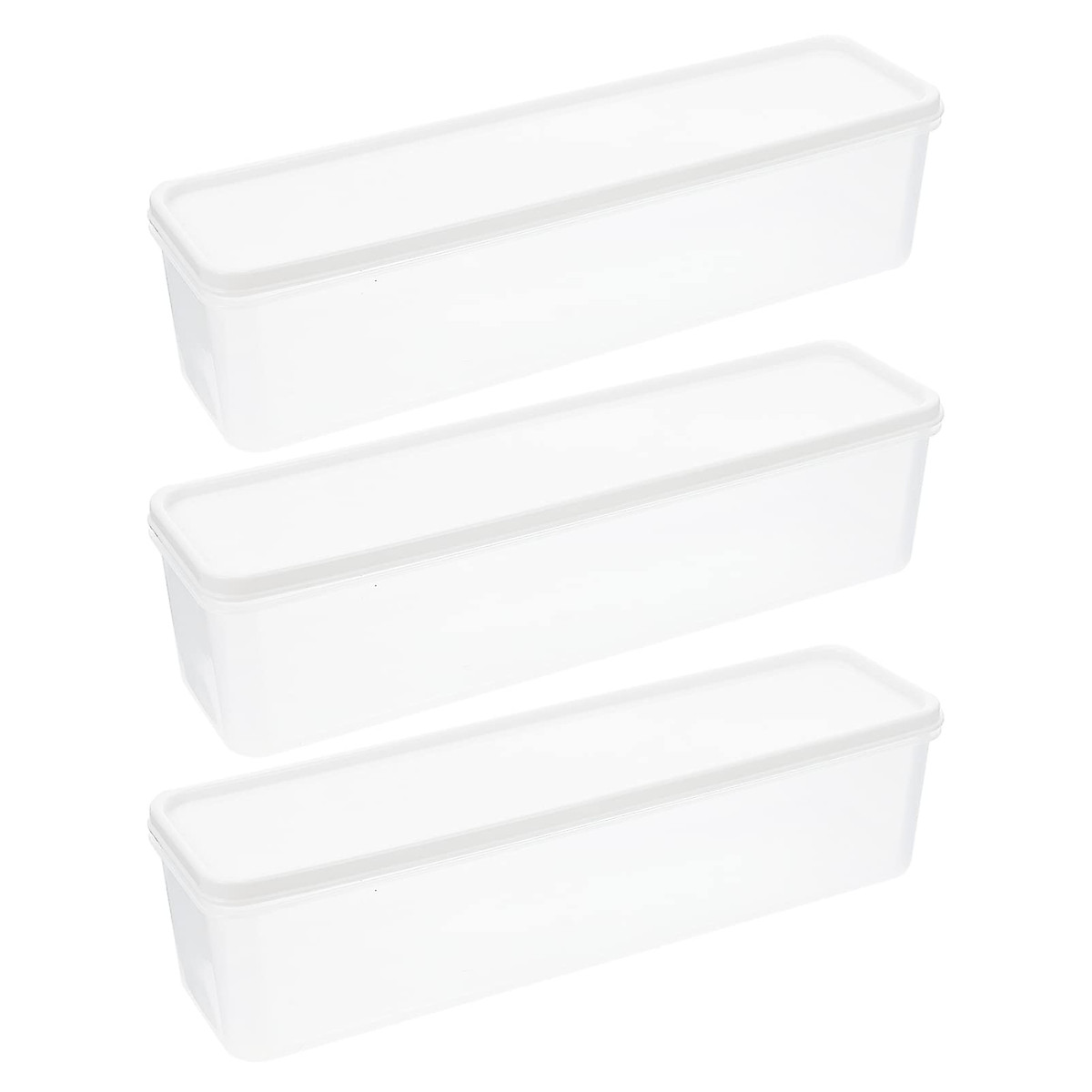 9 Pcs Transparent Noodle Box Refrigerator Egg Storage Bin Fridge Organizer with Lid Utensil Organizer with Lid Spaghetti Keeper Spaghetti Noodles Pasta Dry with Cover Fruit Stand