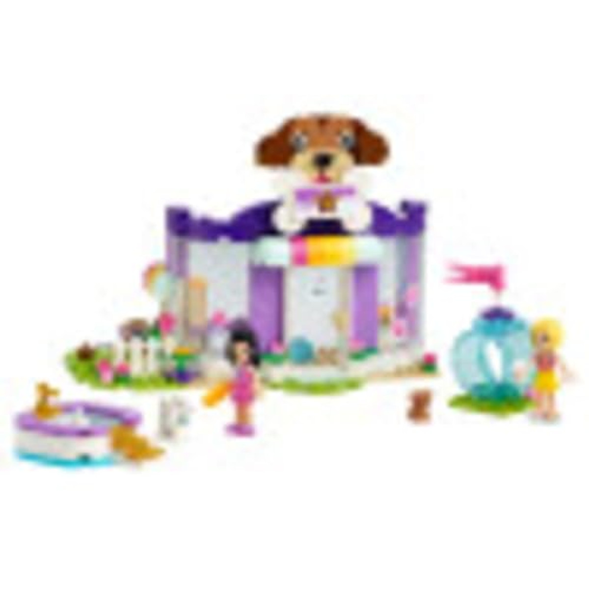 LEGO Friends Doggy Day Care 41691 Building Kit; Birthday Gift for Kids, Comes with 2 Mini-Dolls and 2 Toy Dog Figures, New 2021 (221 Pieces)
