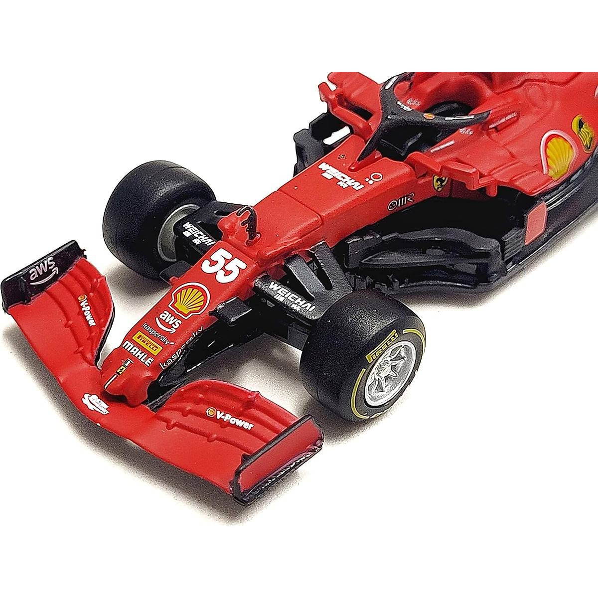 Bburago B18-36829S 1:43 F1 2021 Ferrari SF21 SAINZ, Assorted Designs and Colours