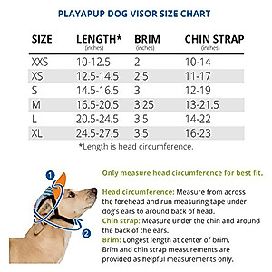 PlayaPup Dog Sun Visor, Orchid, Medium