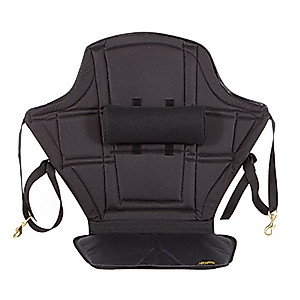 Expedition Kayak Seat 20" High Back Support with Lumbar Roll and nylon gel seat bottom for kayaking comfort