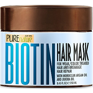 PURE NATURE Biotin Shampoo and Conditioner Set and Biotin Hair Mask