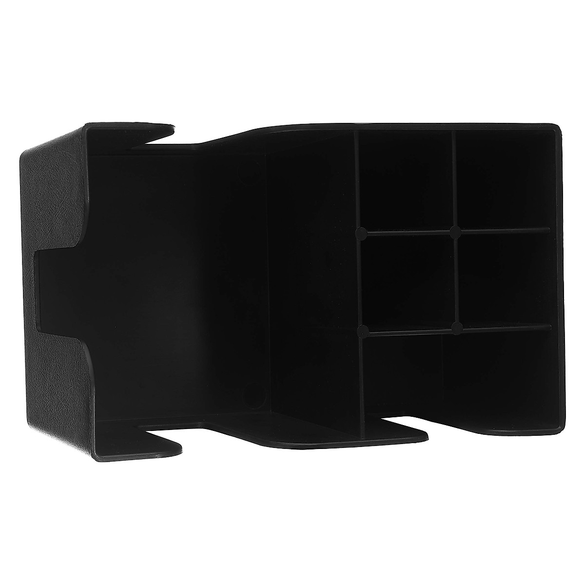 [1 PACK] Bar Caddy with 6 Compartments, Plastic Bar Organizer, Heavy Duty Refillable Bar Organizer, Barware Caddy, Napkin Dispenser, Straw Organizer by EcoQuality