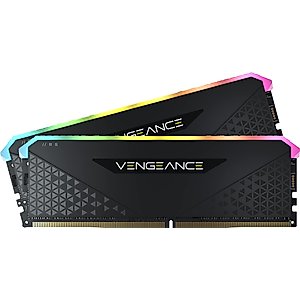 CORSAIR VENGEANCE RGB RS 32GB (2x16GB) DDR4 3200 (PC4-25600) C16 Desktop memory
