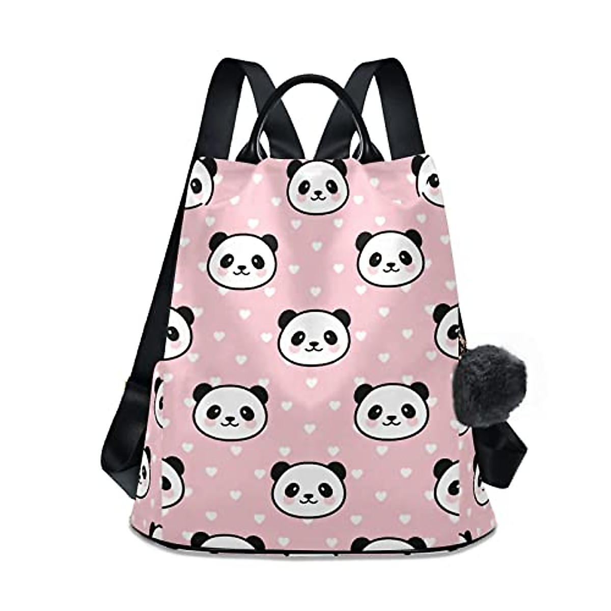 J JOYSAY Cartoon Cute Panda Backpack Purse for Women Anti-Theft Backpack Fashion Shoulder Bag Shoulder Book Bag for Women Girls Teen