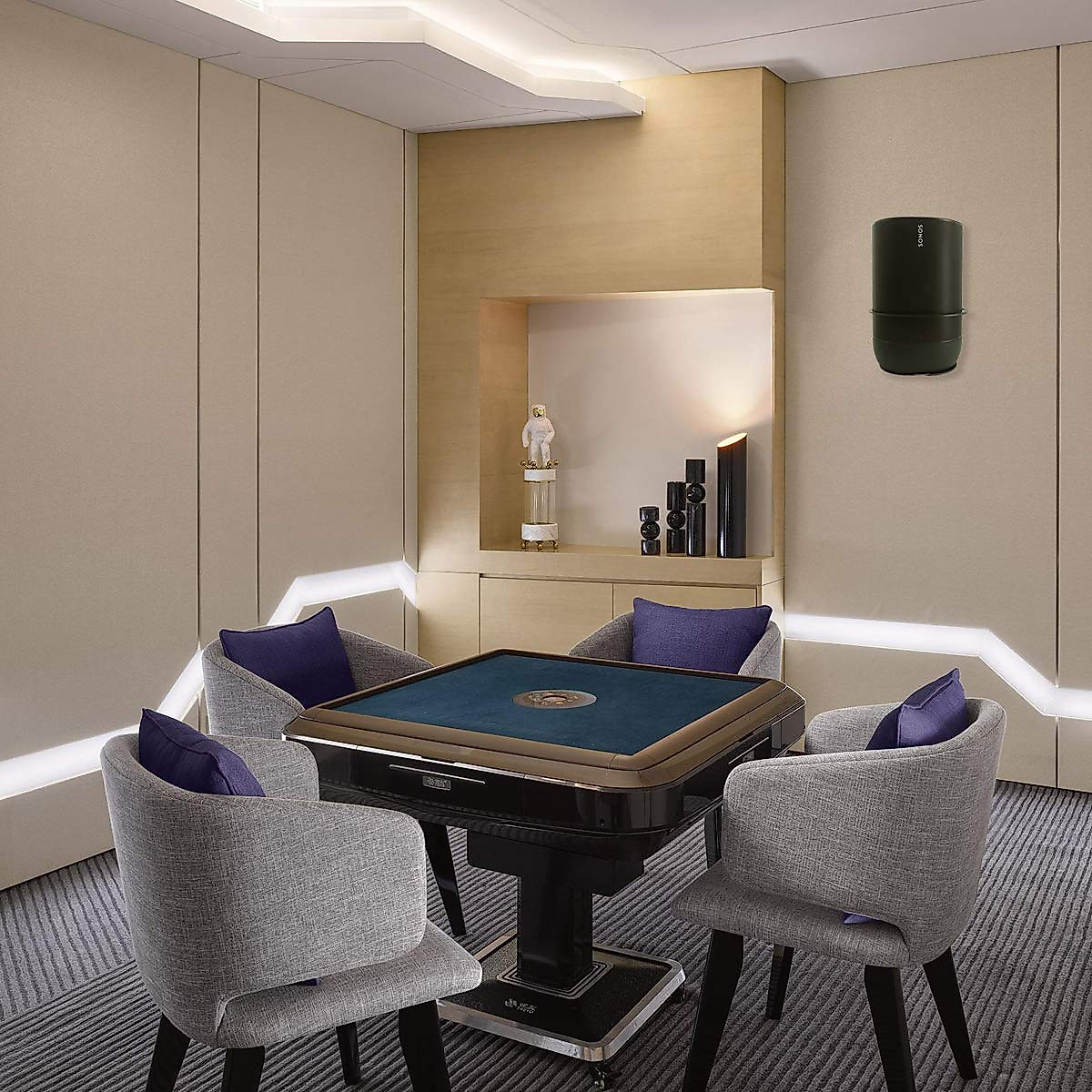 BELIEFLUO Wall Mount for Sonos Move,Sonos Move 2,Mount Speaker Securely,Convenient for Charging,Sturdy Protection,Suitable for Indoor and Outdoor Use