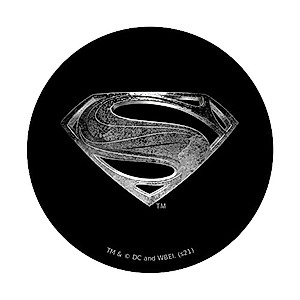Zack Snyder's Justice League Superman Symbol Black Suit PopSockets Swappable PopGrip