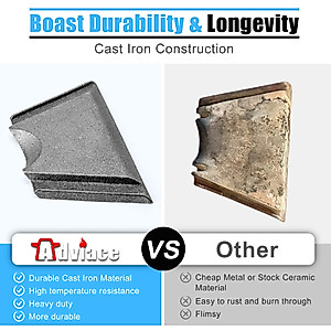 Adviace 3-00-08534 Flame Guide for Harman P61, P38, P61A, PF100, PP38+, P38+, Invincible RS & Insert, PF120, PB105, Pellet Pro 2, Accentra FS Pellet Stoves, Pellet Stove Parts for Harman P61 P61A P38